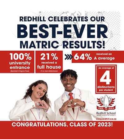 Redhill Announces Best-Ever Matric Results - 2023 | Redhill School